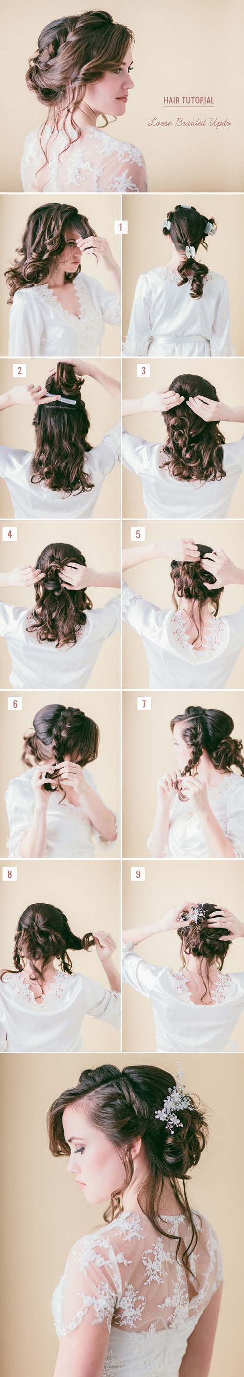 20 Easy Elegant Step-by-Step Hair Tutorials for Long & Medium Hair