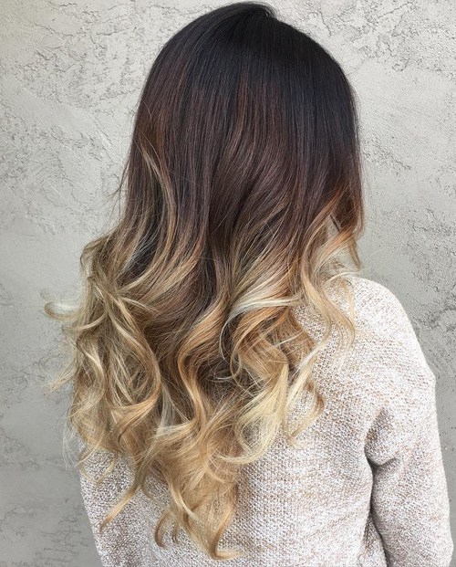 60 Trendy Ombre Hairstyles 2018 - Brunette, Blue, Red, Purple, Green ...