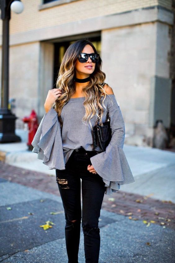 35 Ways to Wear Bell Sleeves - Trending Bell Sleeves Ideas - Her Style Code