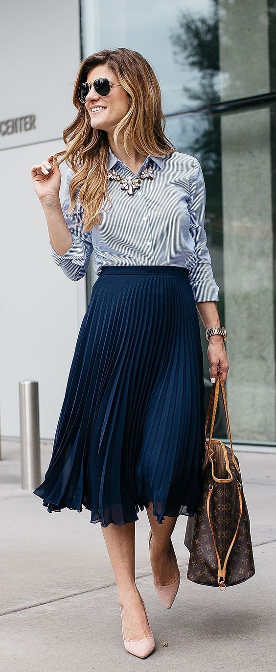 How to Wear Midi Skirts: 20 Hottest Summer /Fall Midi Skirt Outfit ... How to Wear Midi Skirts: 20 Hottest Summer /Fall Midi Skirt Outfit ...