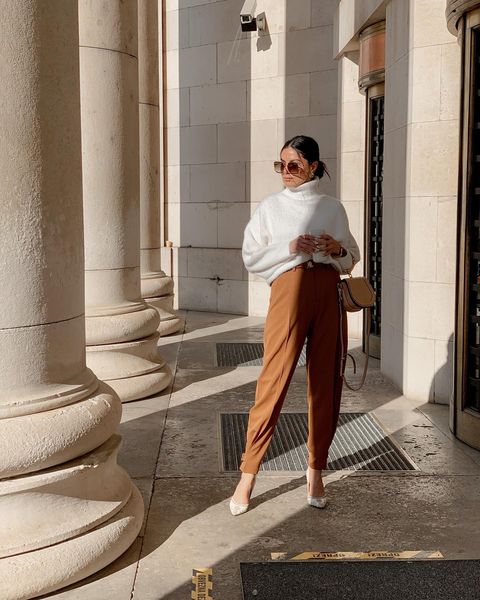 How to Style Brown Pants - 30 Outfit Ideas for Women with Brown Pants ...