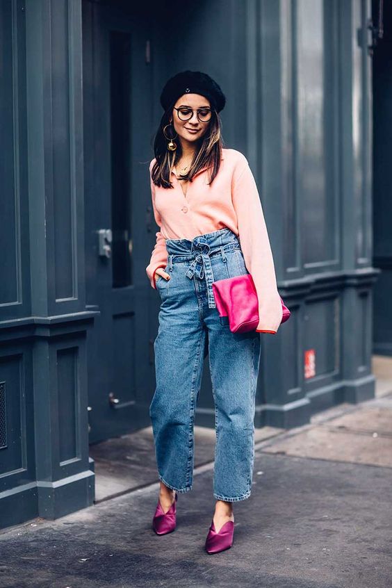 How to Wear Paperbag Pants: 16 Paper Bag Pants Outfit Ideas - Her Style ...