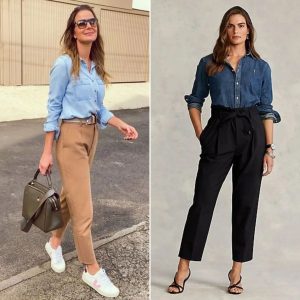 17 Denim Shirt Outfit Ideas - Mix & Match for Lots of New Looks! - Her ...